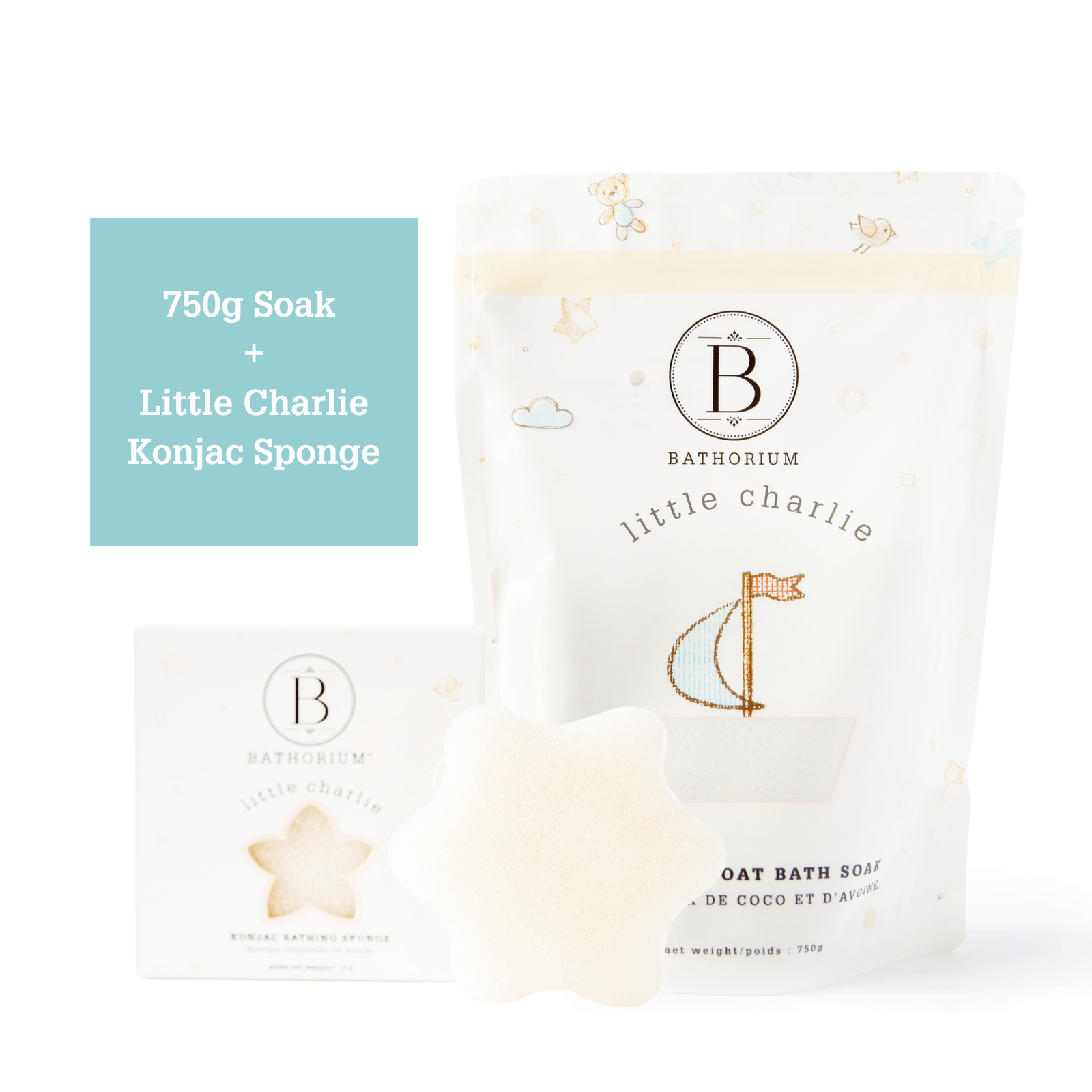 Little Charlie Coconut and Oat | Kids Bath Soak | Bathorium