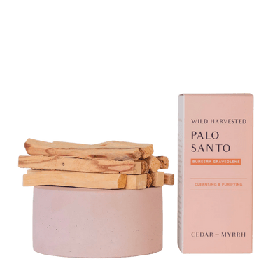Cedar and Myrrh Burning Ritual Palo Santo Sticks | 6 sticks